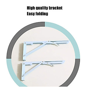 YNAYG Folding Wall-Mounted Table Wall-Mounted Folding Table Multi-Function Wall Mount Laptop Desk Writing Desk Home Office Computer Desk,Solid Wood,Paint Free,Size Optional