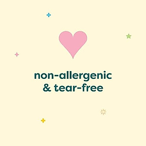 Babyganics Baby Shampoo + Body Wash Pump Bottle, Fragrance Free, 16oz, 3 Pack