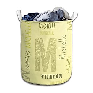 Personalized Laundry Baskets Name Retro Personalized Hampers Custom Laundry Basket with Name, Customized Dirty Clothes Hamper, Storage Basket