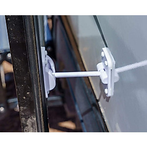 Leisure Coachworks 2-Pack White RV T-Style Door Holder Catch 4" 2 Pack for Latch Holder Camper Trailer Cargo Hatch (White, 4" 2-Pack)