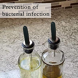 GOLF Pout Spouts caps for Liquor Bottles, 50 Pcs Rubber Pourer Spout Cover Liquor Bottles Dust Caps [New Upgrade]