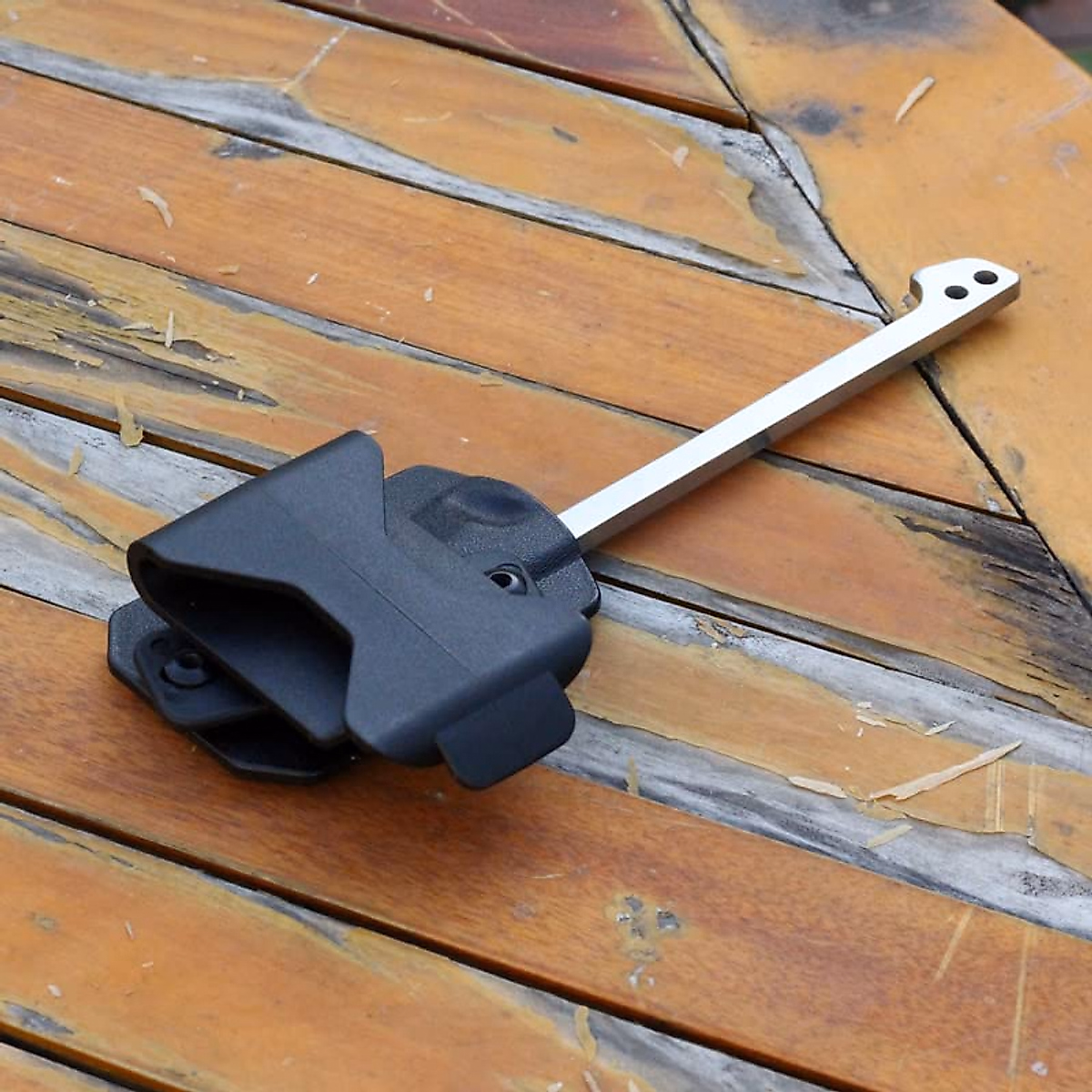 4PCS Rotatable Pocket Clip with 8 Sets Screws Fit for K Sheath Knife Case, Nylon Deep Carry Belt Clip DIY Replacement