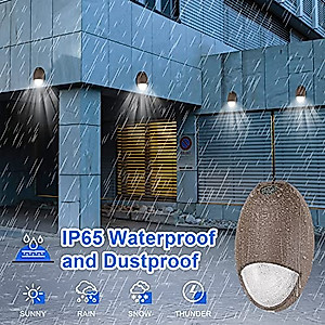 LED Emergency Wall Pack Light with Battery Backup and Photocell,Self Test Diagnostics Commercial Outdoor Aluminum Wall Pack Emergency Light, 12W 120-277V AC, IP65 Waterproof UL Listed(6-Pack)