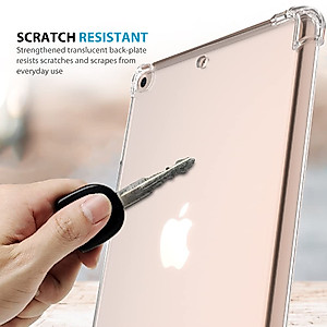 Callyue Clear Case for iPad Mini 5 / Mini 4 / Mini 3 2 1, Rubber Soft Skin Silicone Side Corner Protective Cover for Apple iPad Mini 7.9 inch Tablet - Transparent