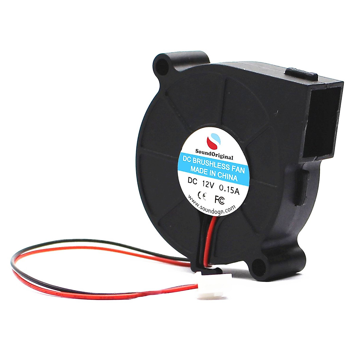 SoundOriginal 2pcs Cooling Blower Fan DC 12V 0.10A~0.15A 50mmx15mm Fans for 3D Printer Humidifier Aromatherapy and Other Small Appliances Series Repair Replacement