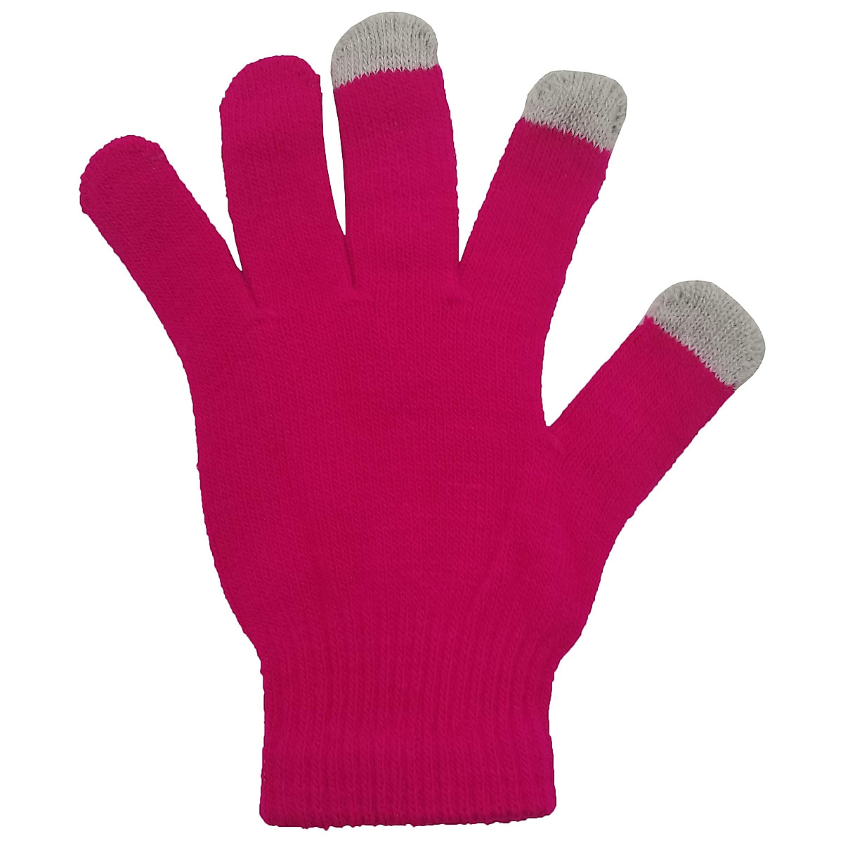 Winter Magic Gloves, 12 Pairs Stretchy Warm Knit Bulk Pack Mens Womens