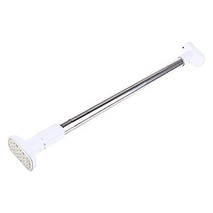 Extendable Telescopic Rods Shower Curtain Poles Clothes Wardrobe Rack Curtain Rods For Windows 66 To 144