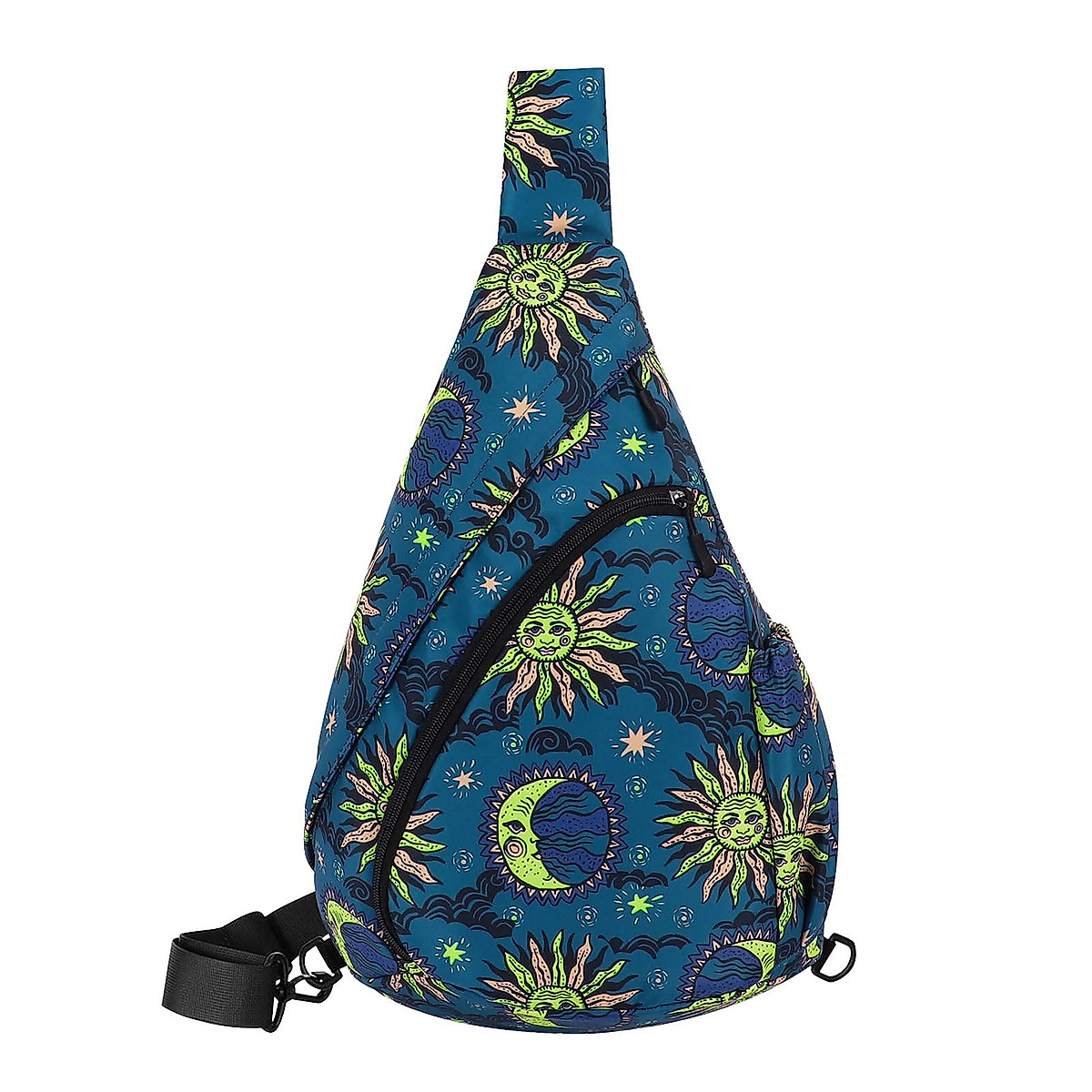 HUA ANGEL Crossbody Sling Bag for Men & Women Lightweight Waterproof Chest Shoulder Bag for Travel Hiking & Everyday Use