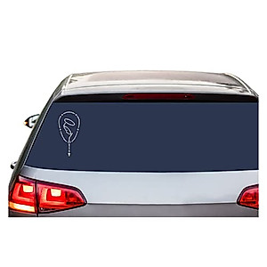 Shop Shop Virgin Mary Rosary Beads Faith Die Cut Vinyl Decal for Cars Bumper Stickers for Cars Trucks Laptops Water Bottles Windows | White | 8.5 x 4.0 Inch