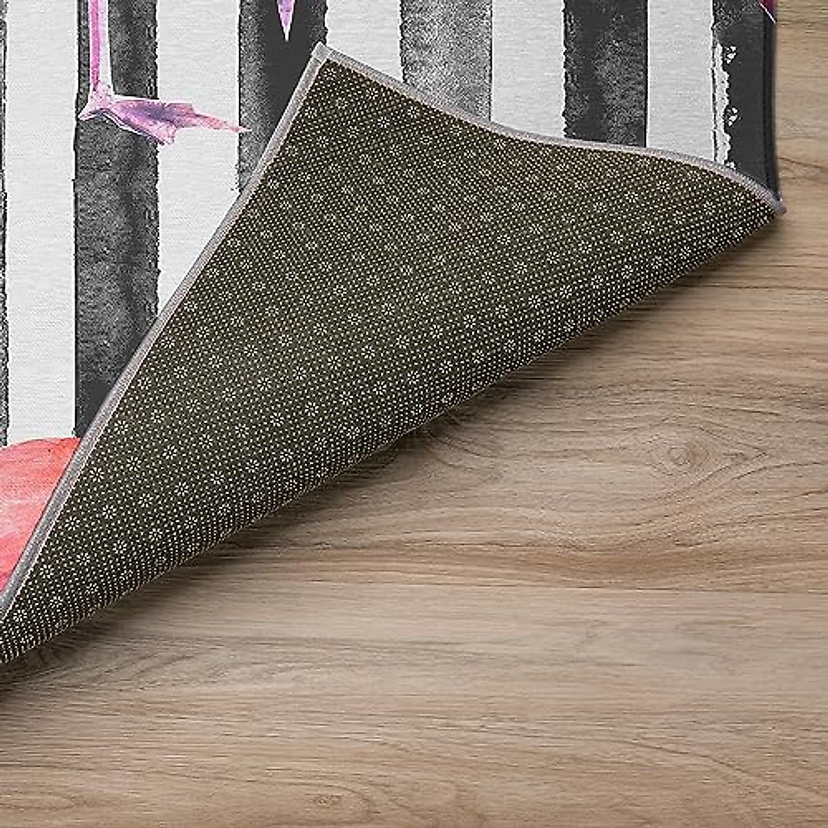 Dalyn Rugs Indoor/Outdoor Tropics TC9 Black Washable 8' x 10' Rug