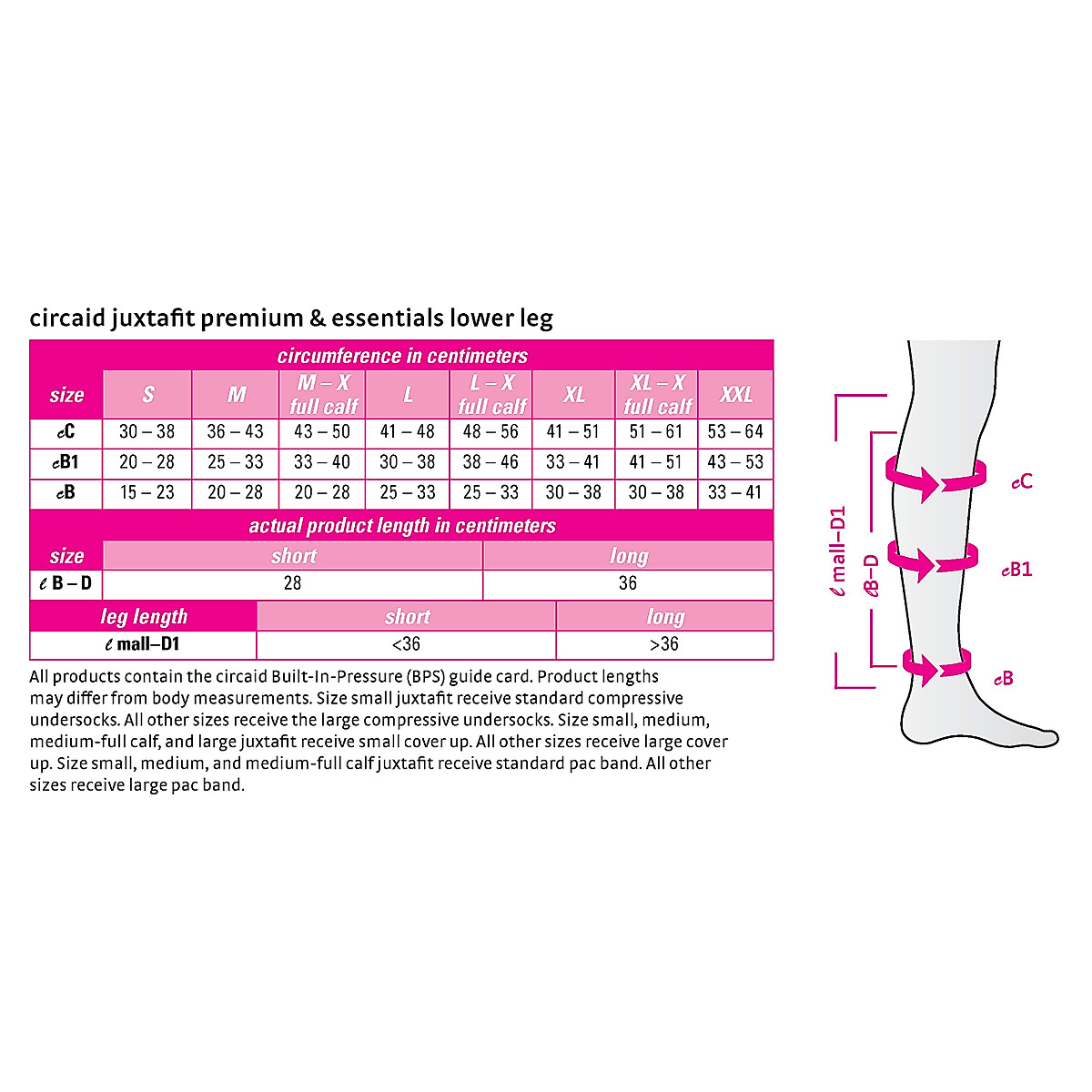 Circaid Juxtafit Essentials Lower Leg Long Beige Xx-Large