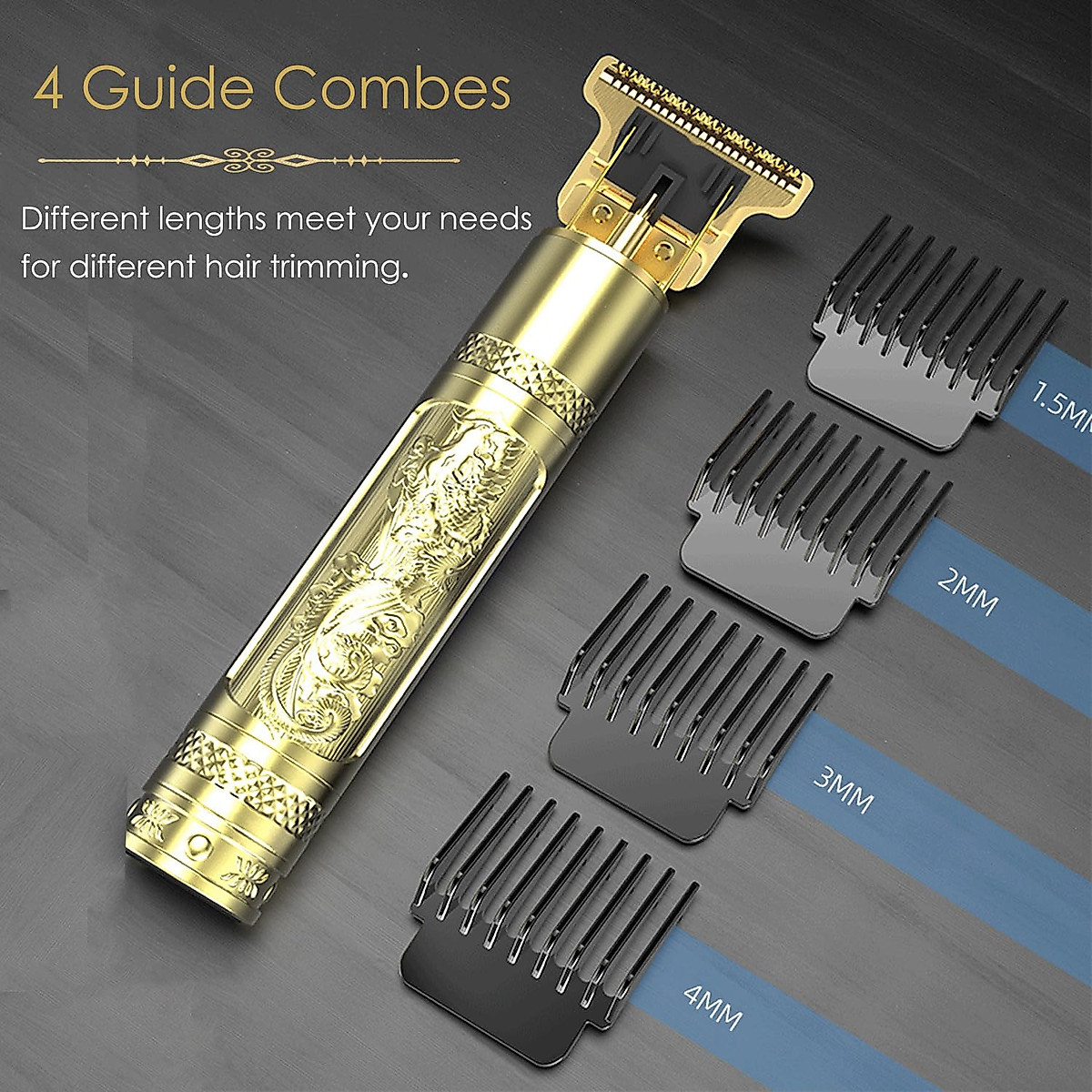 soieho Hair Trimmer for Men, Cordless Hair Clippers Rechargeable Beard Trimmer, Zero Gapped T Blade Liners Grooming Hair Cutting Kit, Giving for Men Husband Father.