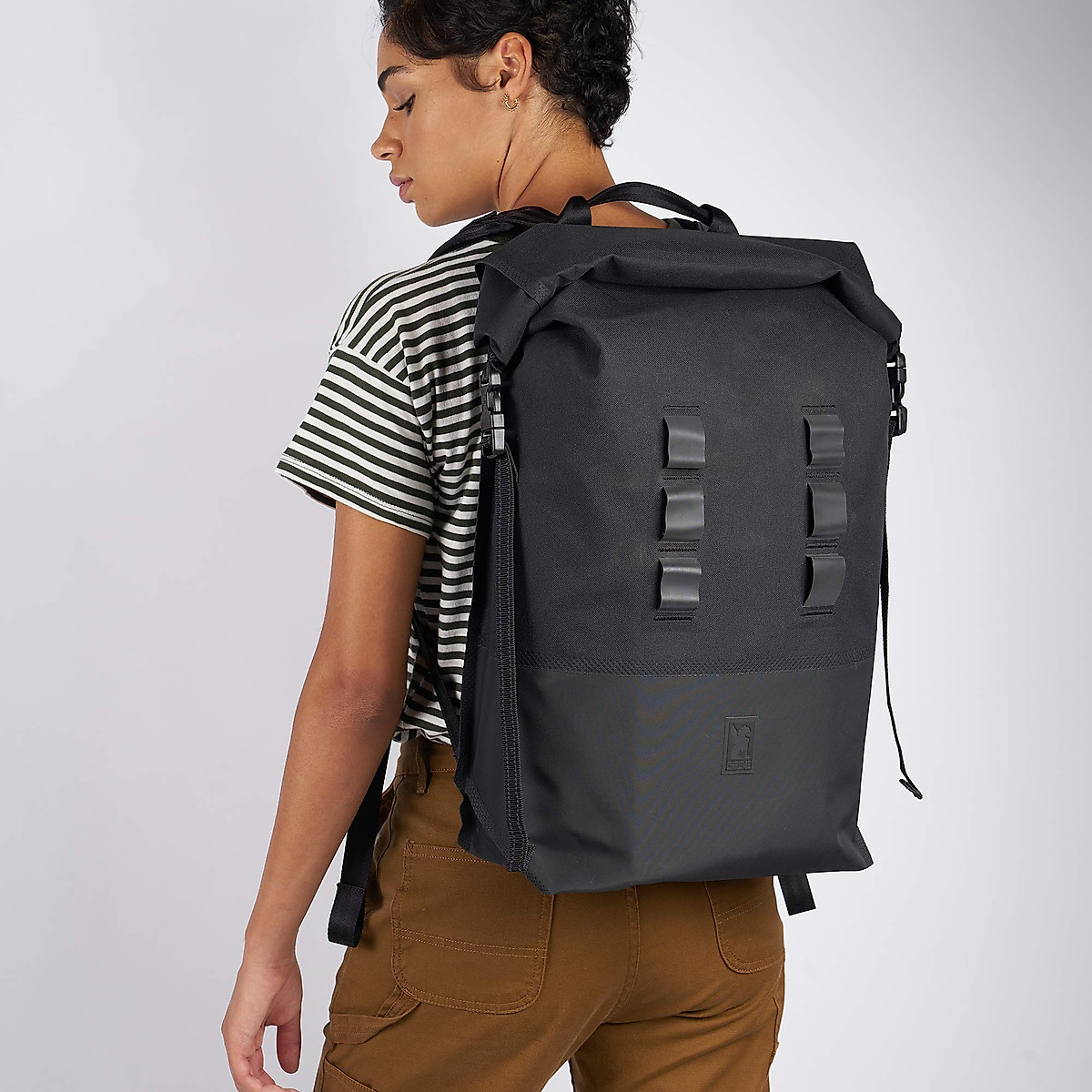 Chrome Industries Urban Ex 2.0 Rolltop Backpack- 15" Laptop Bag, Waterproof, 30 Liter, Black