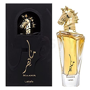 Lattafa Perfumes Fakhar Men, Maahir & Oud Mood Elixir EDP-100ml(3.4 oz) with Magnetic Gift Box Perfect for Gifting