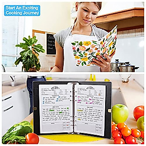 Unicorn Catcher Recipe Book to Write in Your Own Recipes, A5 Recipe Binder Personal Blank Recipe Book Make Your Own Family Cookbook with 24pcs Gift Stickers Idea Gift for Women Wife Mom