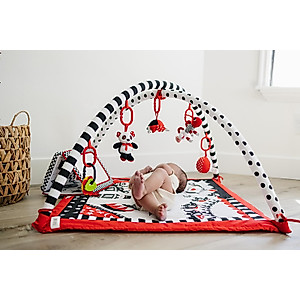 Black, White & Red Activity 3D Playmat & Gym