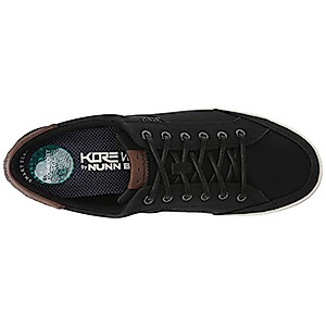 Nunn Bush Men's KORE City Walk Oxford Athletic Style Sneaker Lace Up Shoe Black, 12 W US