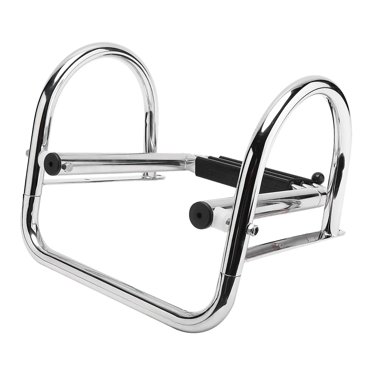 NovelBee 3 Step Inboard Boat Ladder,Stainless Steel Telescoping Step Ladder Folding Dock Ladder for Marine Boat Yacht Swimming Pool