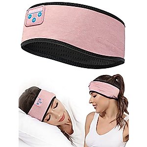 Sleepbeauty Sleep-Headphones-Wireless-Bluetooth-Headband - Comfy Sleeping Eye Mask Headphones Headset, Sport Headband Earbuds Electronics Tech Gadgets Christmas Birthday Gifts for Women Men Running
