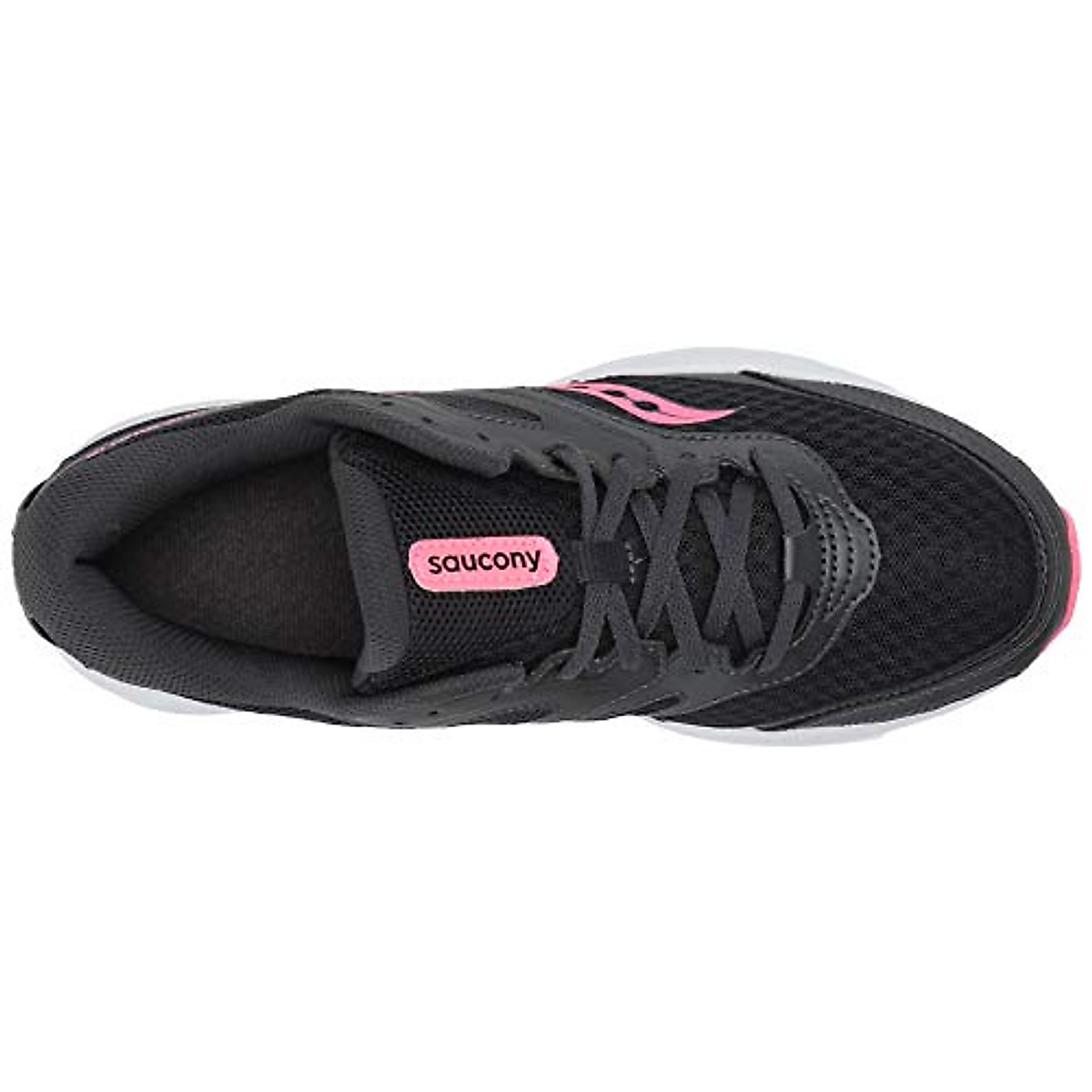 Saucony womens Versafoam Cohesion 12,Black/Pink,8 W US
