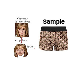 Custom Girlfriend Face Boxer Briefs Personalized I Licked it so it is Mine Christmas Underwear for Men