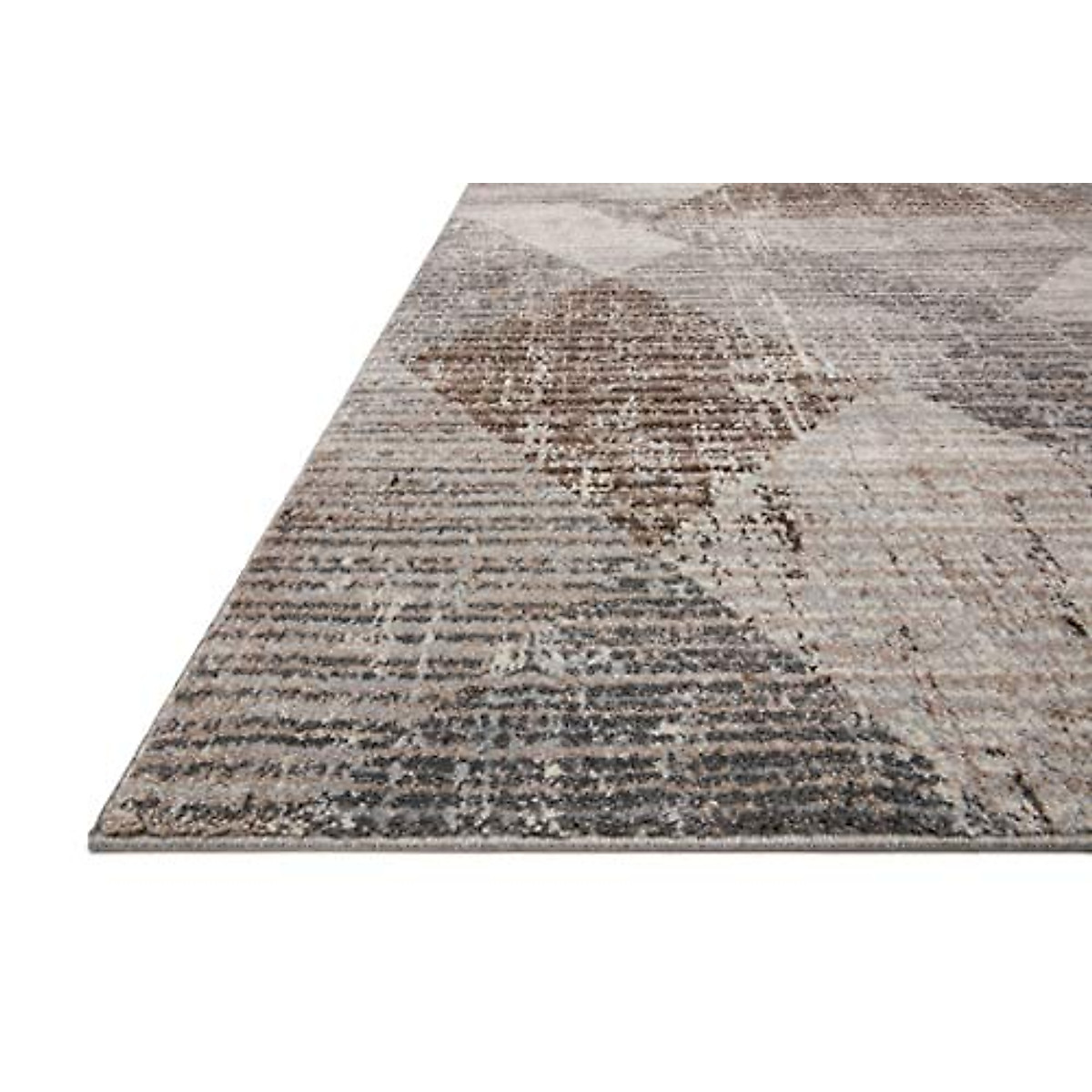 Loloi II Austen Collection AUS-04 Stone/BARK, Contemporary 6'-7" x 9'-2" Area Rug