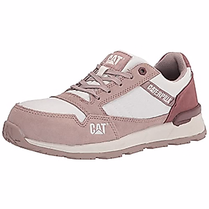 Cat Footwear Women's Venward Composite Toe Industrial Shoe, BARK/Rose Taupe, 8.5