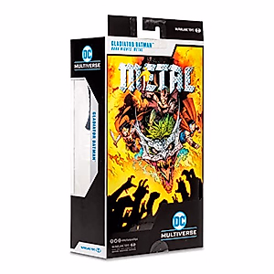 McFarlane Toys - DC Multiverse 7in - Gladiator Batman (Dark Metal)