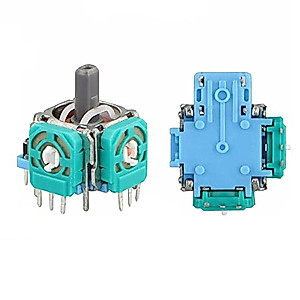 Replacement Thumbsticks Compatible with PlayStation 5 DualSense Wireless Controller, 3D Joystick Module Parts Analog Caps Compatible with Sony PS5 Controller 4pcs