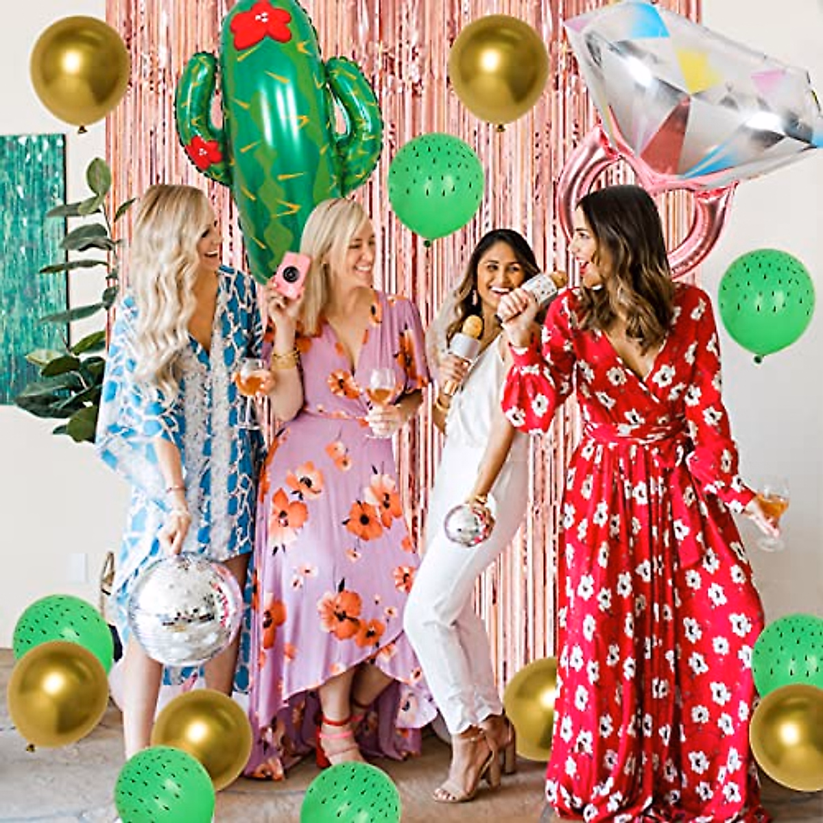 Scottsdale Bachelorette Party Decorations - Scottsdale Before the Veil Balloon Bride to Be Sash Cactus Diamond Ring Foil Balloons for Women Miss to Mrs, Bridal Shower Decorations