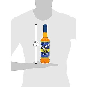 Torani Sugar Free Syrup, Peach, 25.4 Ounces (Pack of 4)