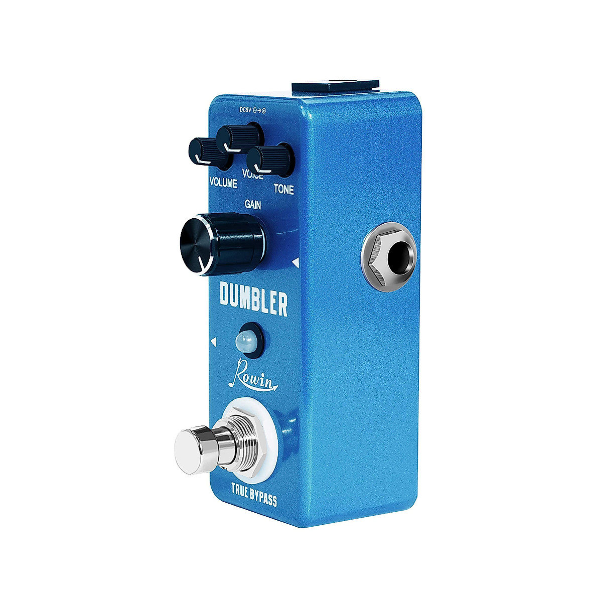 Rowin Analog Dumbler Guitar Effect Pedal with 9V DC 1A Pedal Power Supply
