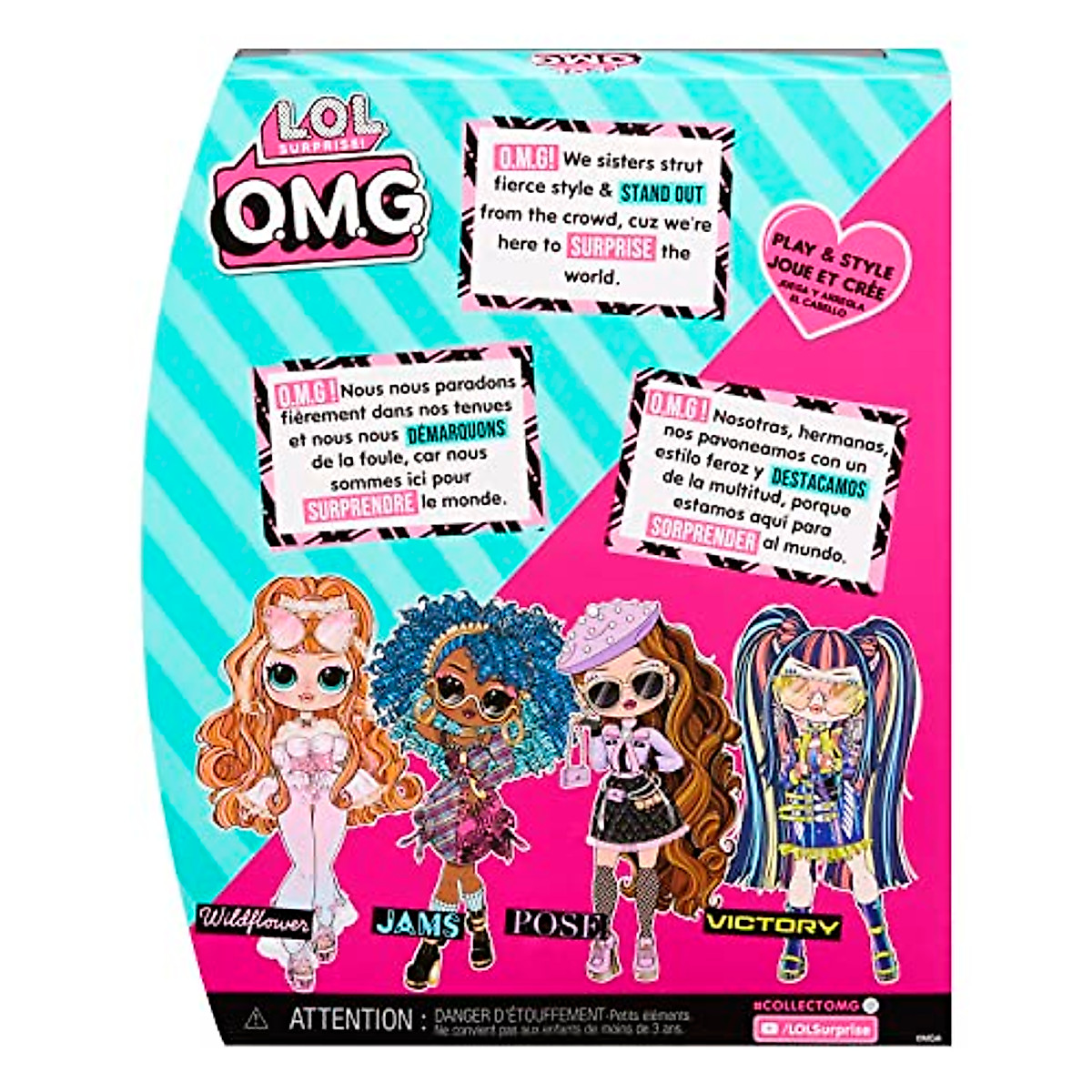 L.O.L. Surprise! LOL Surprise OMG Jams Fashion Doll with Multiple Surprises and Fabulous Accessories – Great Gift for Kids Ages 4+
