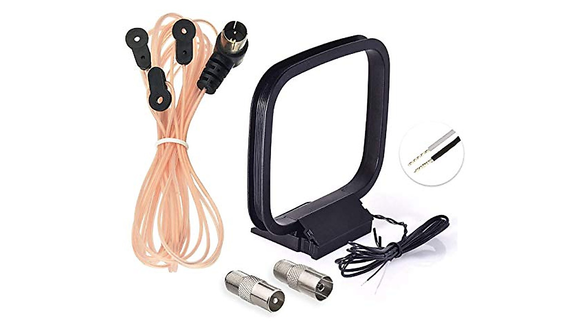 Bingfu FM & AM Antenna Set for Clear Indoor Radio Signal