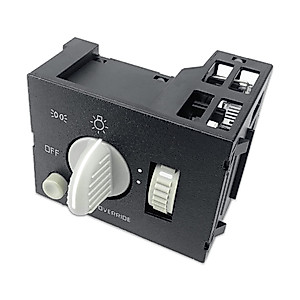Headlight Switch Instrument Panel Dimmer Switch Dome Lamp Switch Compatible with Chevy GMC C1500 C2500 C3500 K1500 K2500 K3500 Express1500 2500 3500 Replaces 93443101 D1523H DS876