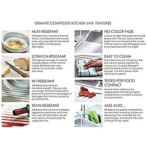 ALFI brand AB3020DI-T Kitchen Sink, Titanium