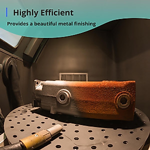 #80 Grit Aluminum Oxide Blast Media (8 LBS/3.6kg) - Premium Long-Lasting Sand Blasting Media, High Abrasive Force Sand Blaster Sand for Metal, Sandblasters, Blasting Cabinet, Blasting Guns - by TITGGI