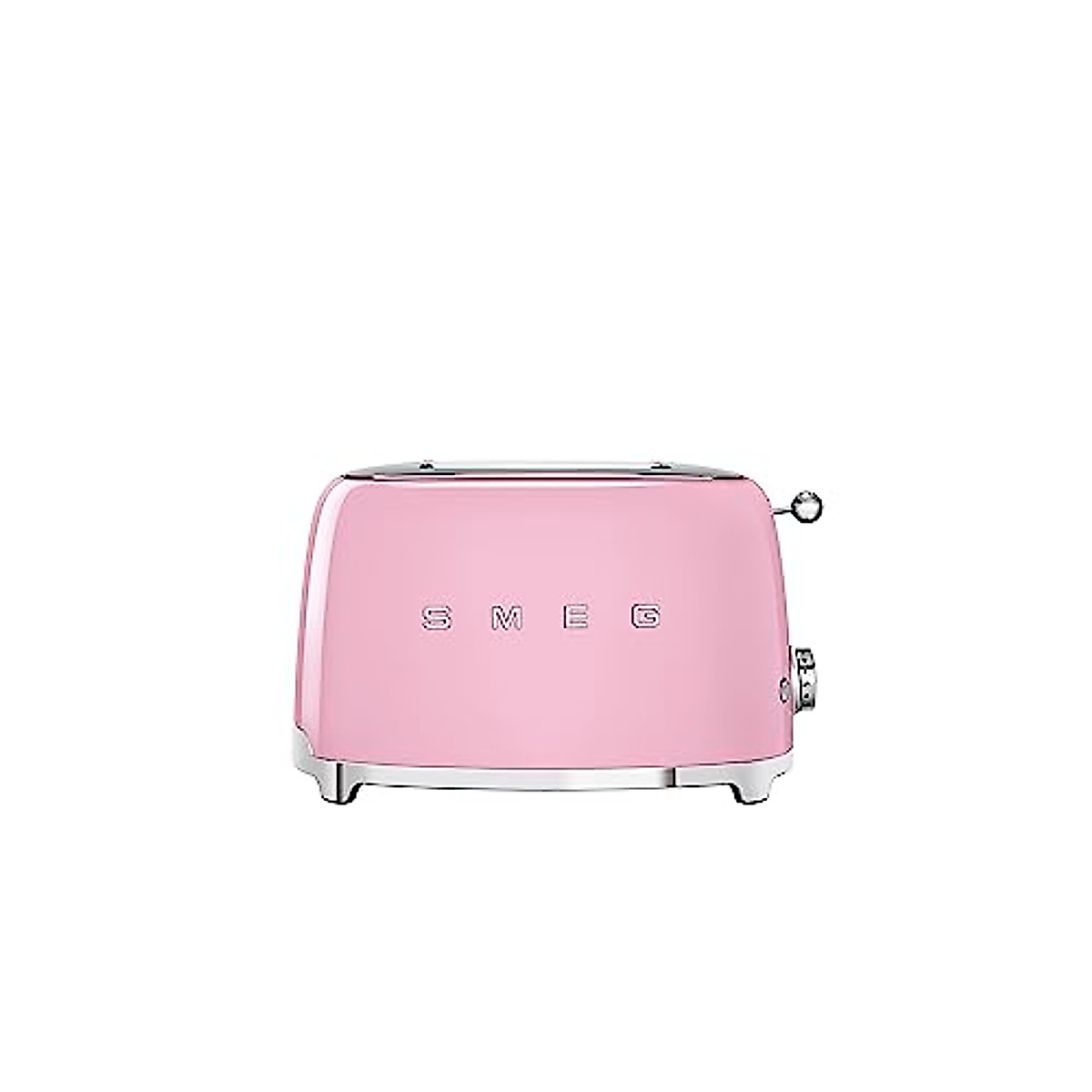SMEG 2 Slice Toaster with Sandwich Rack Combo, Pink