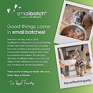 smallbatch Pets Freeze-Dried Super Booster Turkey Bites for Dogs & Cats, 18 oz, Made in The USA, Humanely Raised Single Protein Source, Topper & Treat, with Organic Vegetables and Probiotics