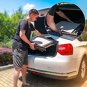 GOLDSUN Aluminum Outdoor Folding Reclining Adjustable Patio Chaise Lounge Chair with Pillow for Poolside Backyard and Beach Set of 2, Set of Two, Beige