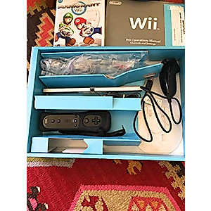 Wii Console with Mario Kart Wii Bundle - Black