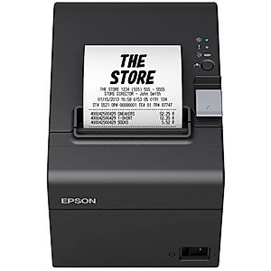 Epson TM-T20III Thermal POS Receipt Printer, Black - USB Type B, Parallel Interfaces and DK Port - Print Speeds Up to 250mm/sec, 203 dpi, Auto-Cutter, Monochrome, DAODYANG Printer_Cable
