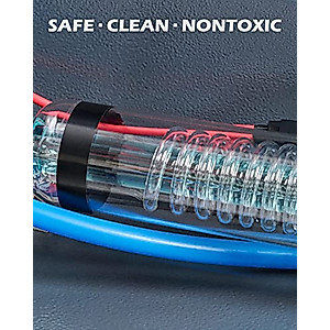 OMTech CO2 Laser Coolant Non Conductive Liquid Cooler Heat Transfer Fluid for Laser Engraver Water Chiller, Prediluted Antifreeze Coolant for Laser Tubes, 1 gal Blue Transparent Water Cooling Solution