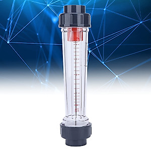 Alvinlite 400-4000L/H Water Liquid Flow Meter Rotameter ABS Plastic Tube Liquid Flow Meter LZS-40D Rate Gauge High Accuracy