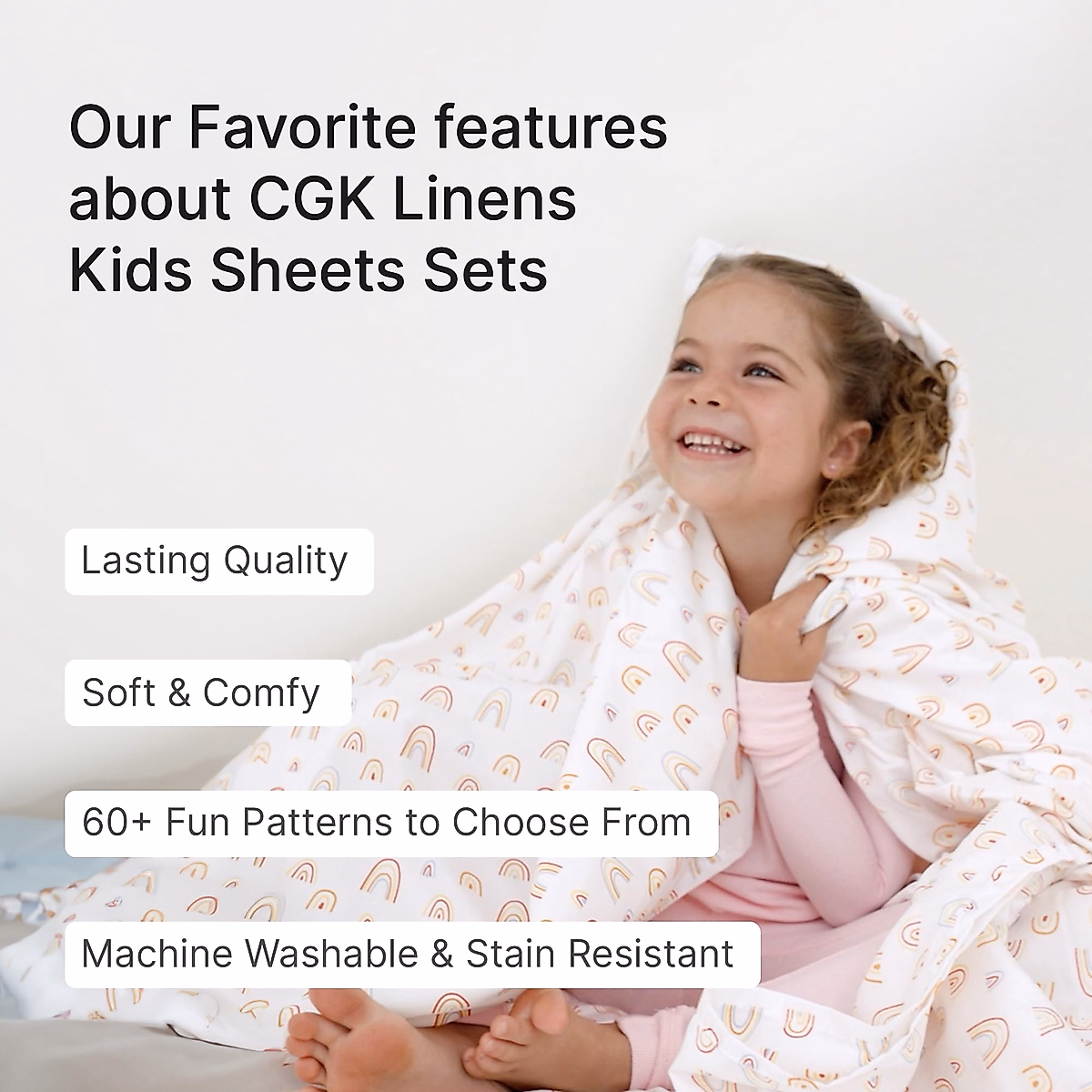 Kids Bikes Full 4 Piece Sheet Set - Boys, Girls, Teens, Toddler - Easy Fit, Deep Pockets - Breathable, Hotel Quality Bedding Sheets - Machine Washable - Wrinkle Free - Cute, Cozy & Soft - CGK Linens