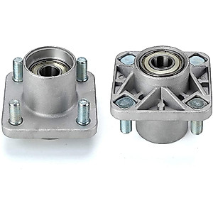 9.99WORLD MALL Golf Cart Front Wheel Hub Assembly with Bearings for Club Car DS & Precedent 2003-up Gas & Electric, OEM# 102357701