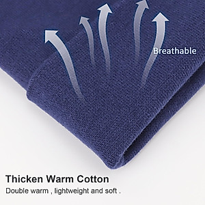 DRESHOW BQUBO 8 Pack Unisex Baby Beanie Hat Infant Baby Soft Cute Knit Cap Nursery Beanie