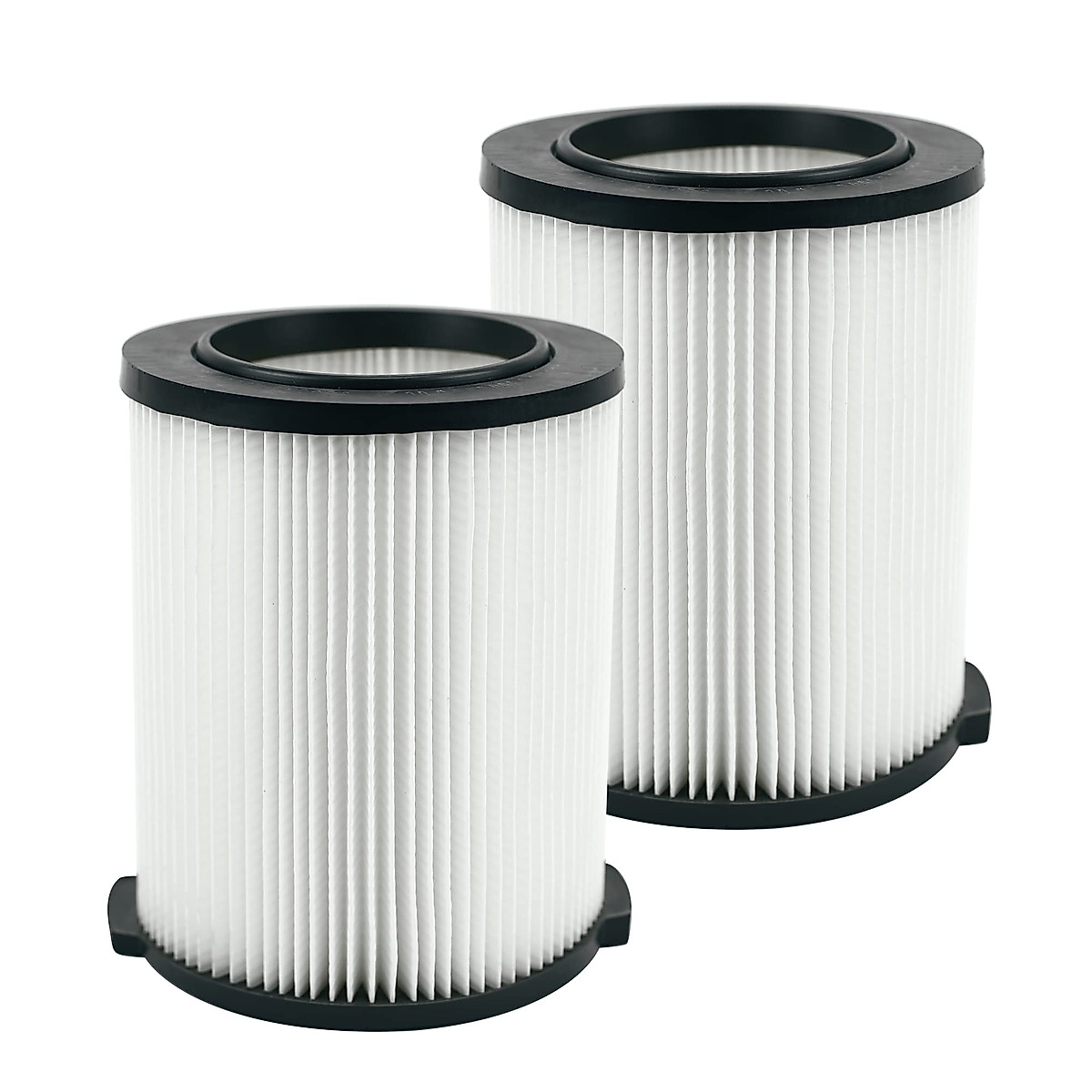 VF4000 Replacement Cartridge Filter for ridged 72947 Wet Dry Vac 5 to 20-Gallon 6-9 Gal husky Compatible with RV2400A RV2600B WD5500 WD0671，2 Pack