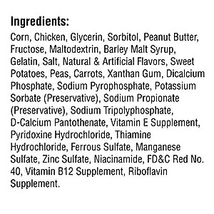 SmartBones Peanut Butter Dog Chew, Medium, 11.0 Oz , 4 pieces/pack