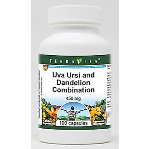 Uva Ursi and Dandelion Combination - 450 mg (100 Capsules, ZIN: 513000)